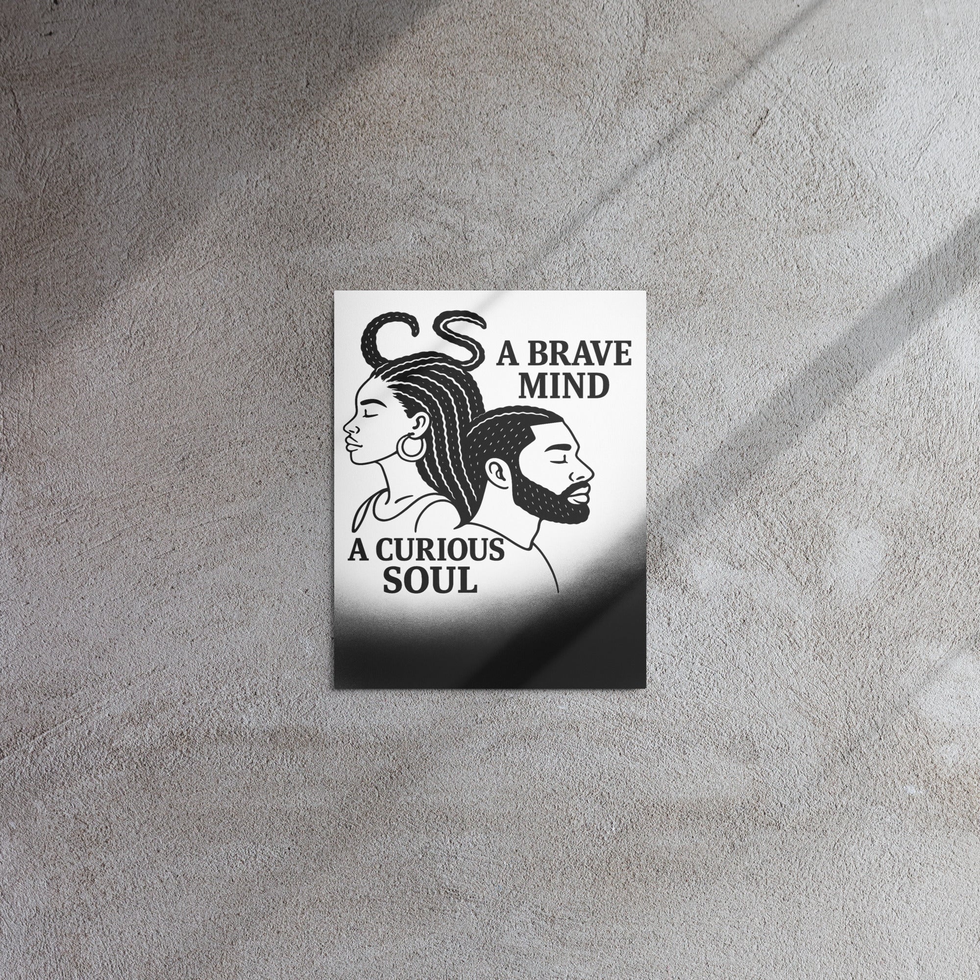 Curious Soul x Brave Mind Metal Print– A Tribute to Balance – Dope Arts ...